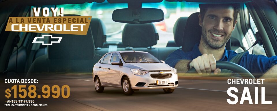 Sail | Auto Sedán | Chevrolet